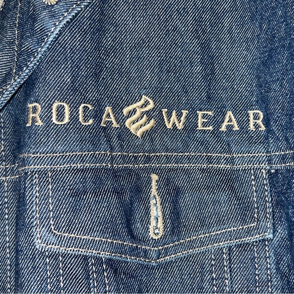 Rocawear | Jackets & Coats | Vintage 9s Rocawear Mens Glossy Distressed ...